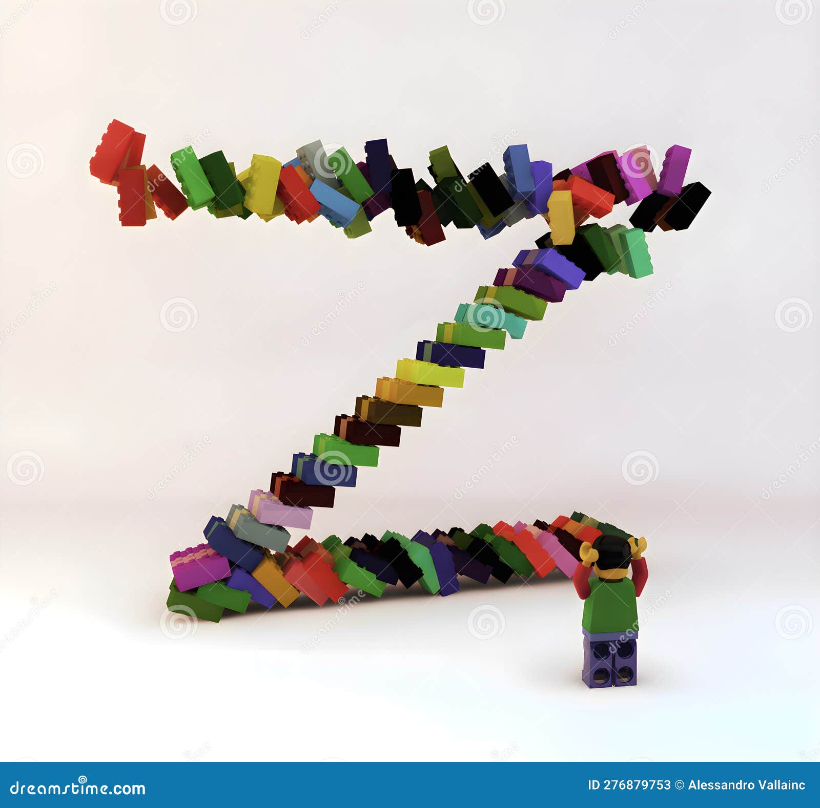 Creative 3D Typography Design - Alphabet Series - Letter Z in the Shape ...