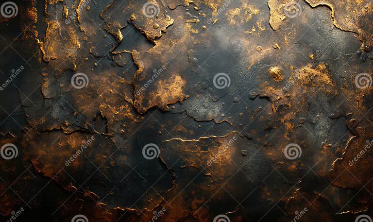 Creative Dark Bronze Background with Texture. Stock Image - Image of ...