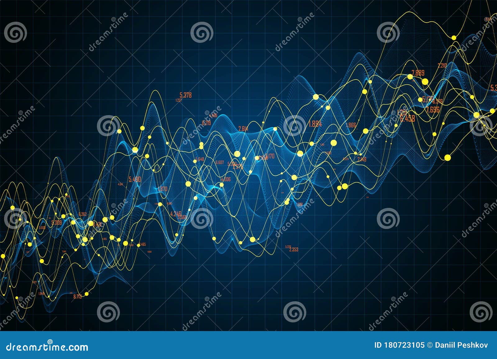 Creative Dark Forex Chart Backdrop with Candlestick Graph Stock ...