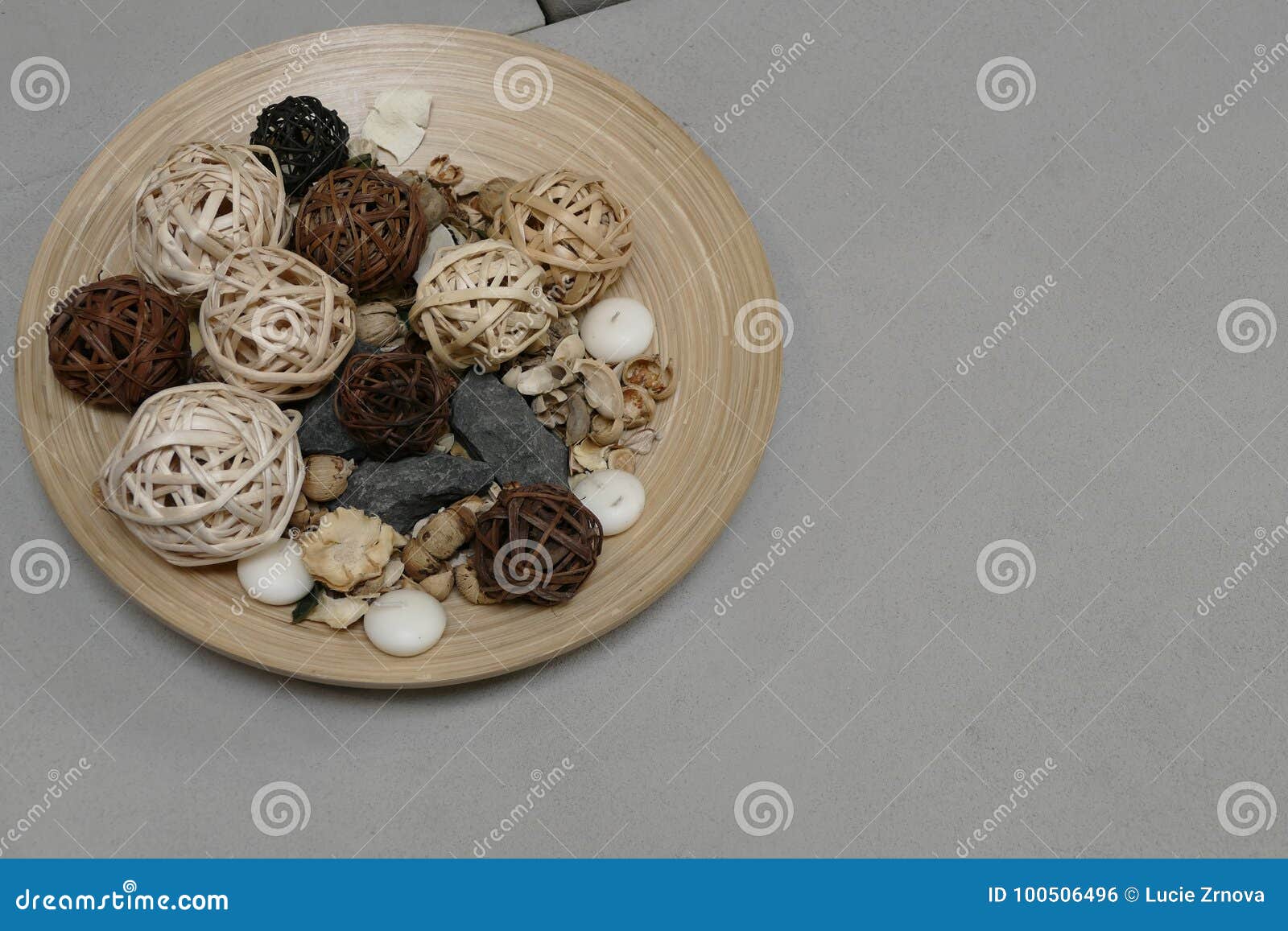 Creative Decoration Made of Natural Materials Stock Photo - Image of ...
