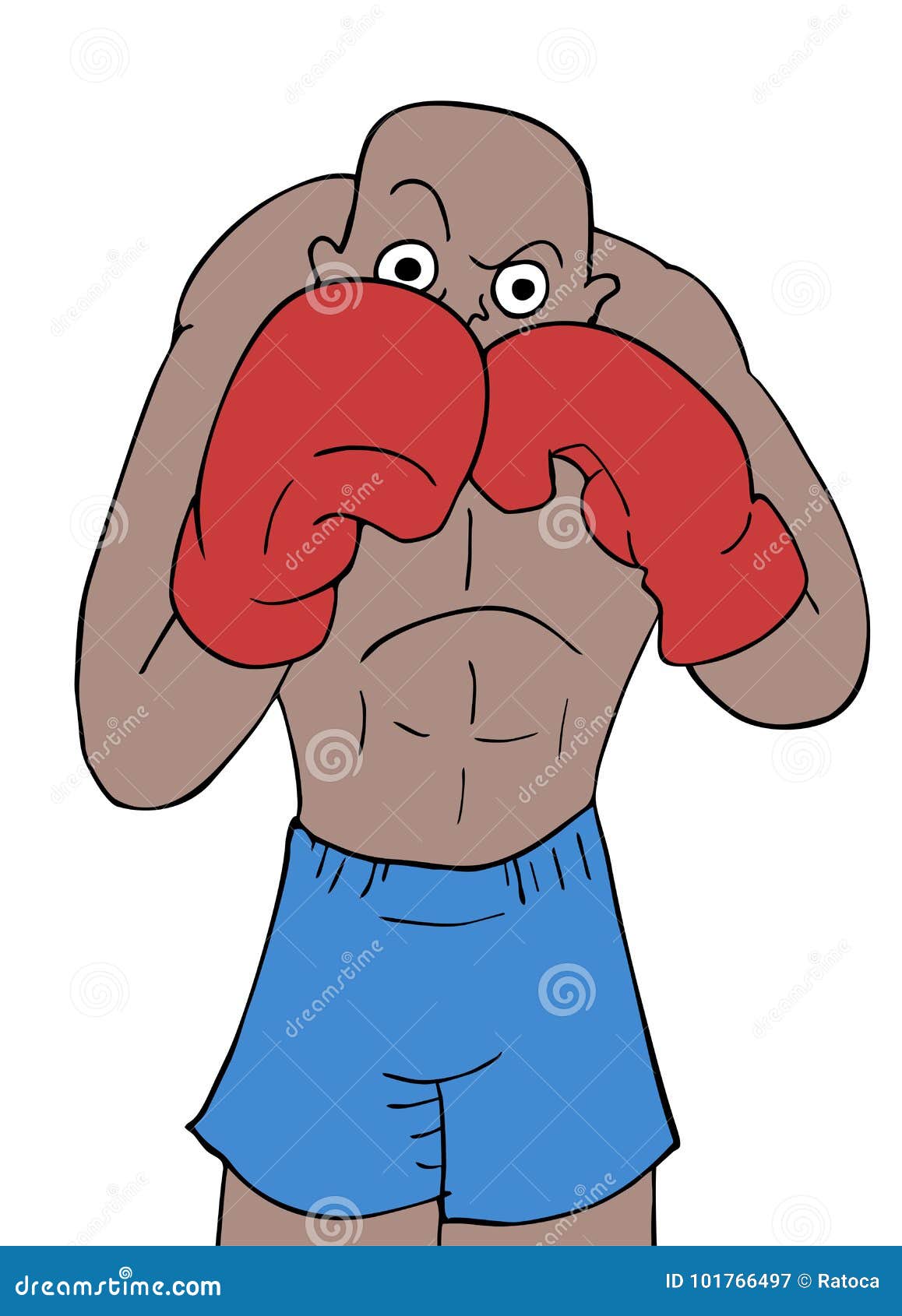 Boxer illustration stock vector. Illustration of boxing - 101766497