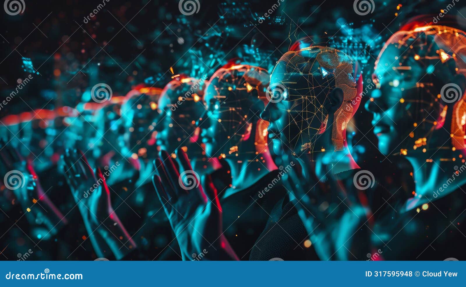 Creative Depiction of AI-generated Avatars Mimicking Human Gestures ...