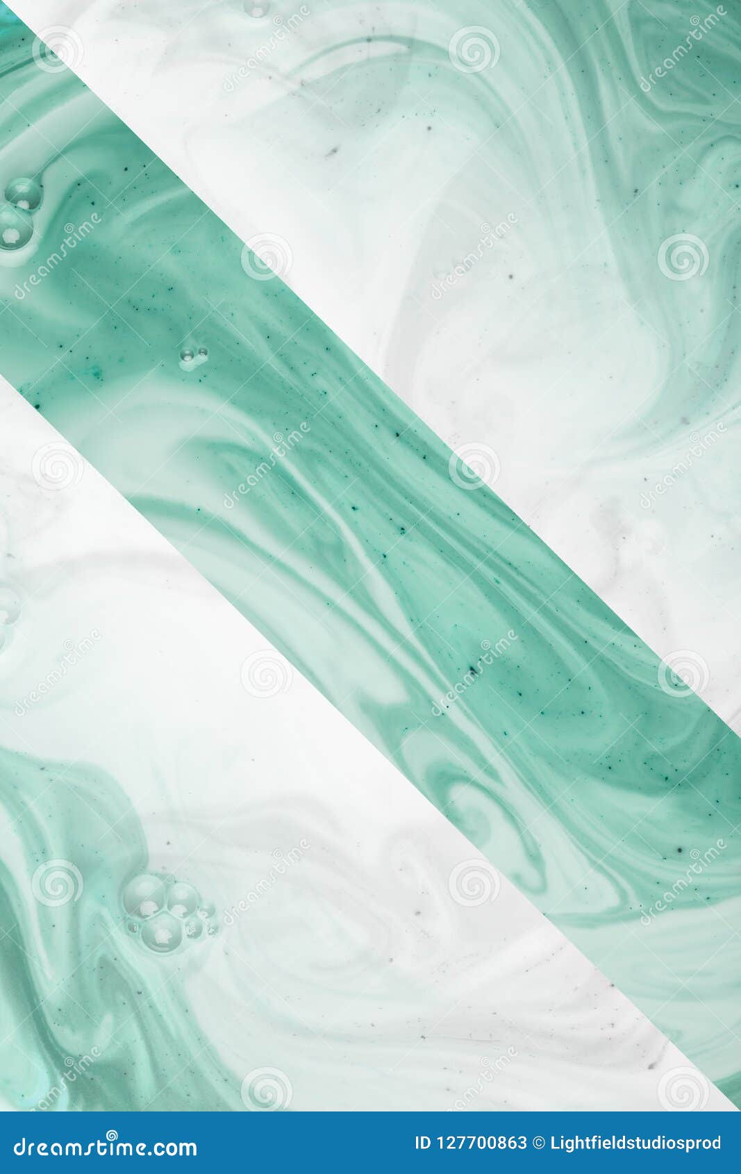 Creative Design with Abstract Light Green Painting Stock Image - Image ...