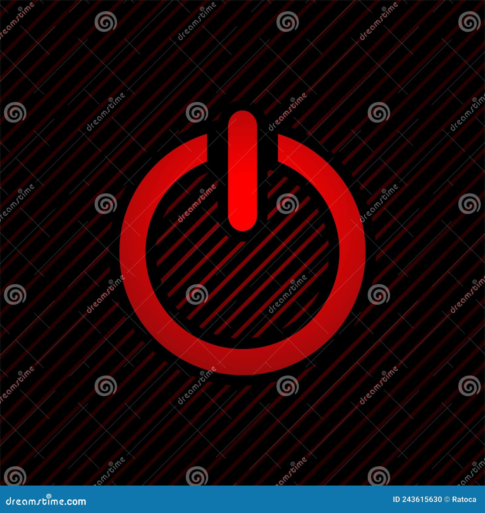 Creative Design of Activate Symbol Stock Vector - Illustration of ...