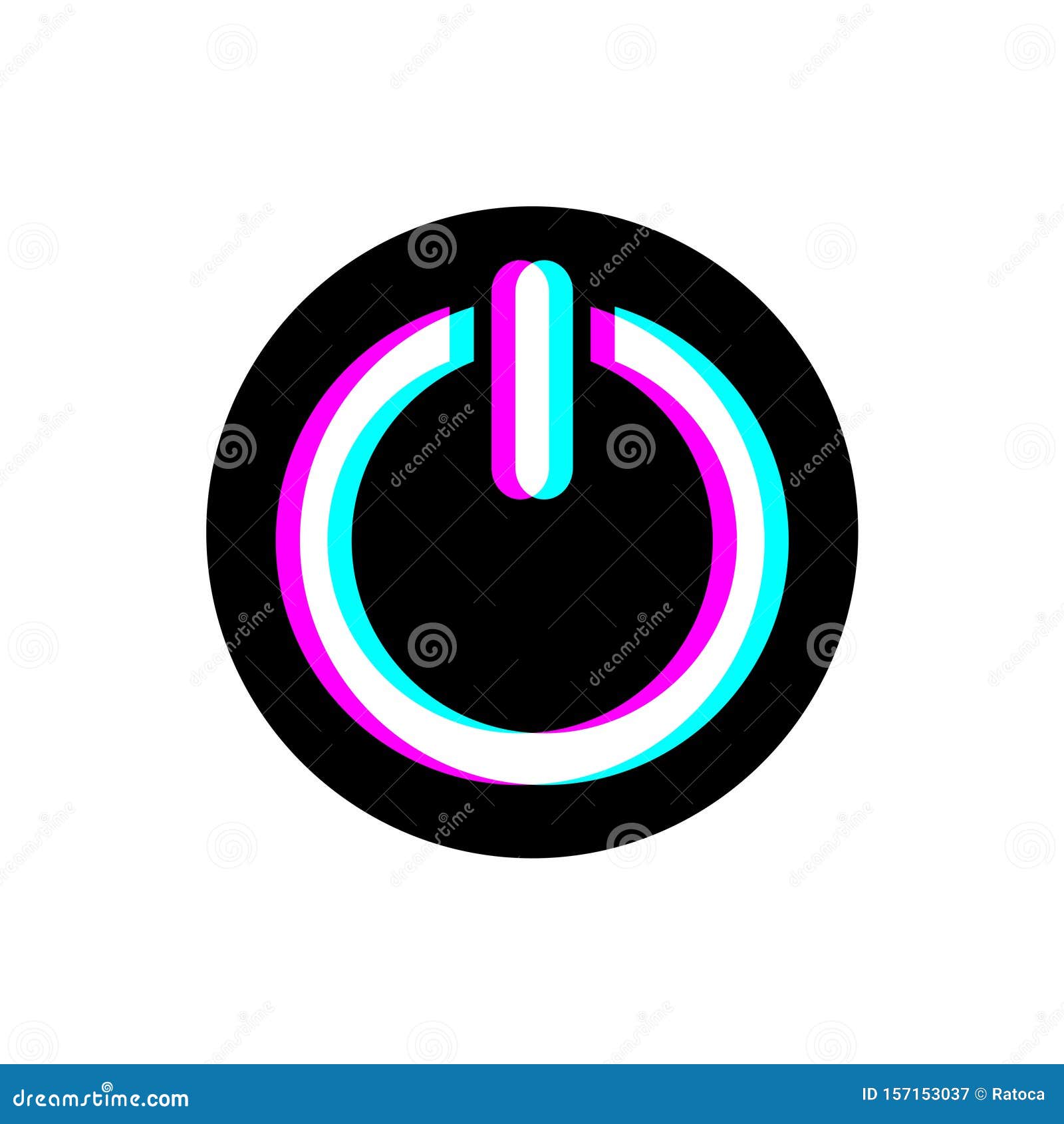 Activation flat symbol stock vector. Illustration of activation - 157153037