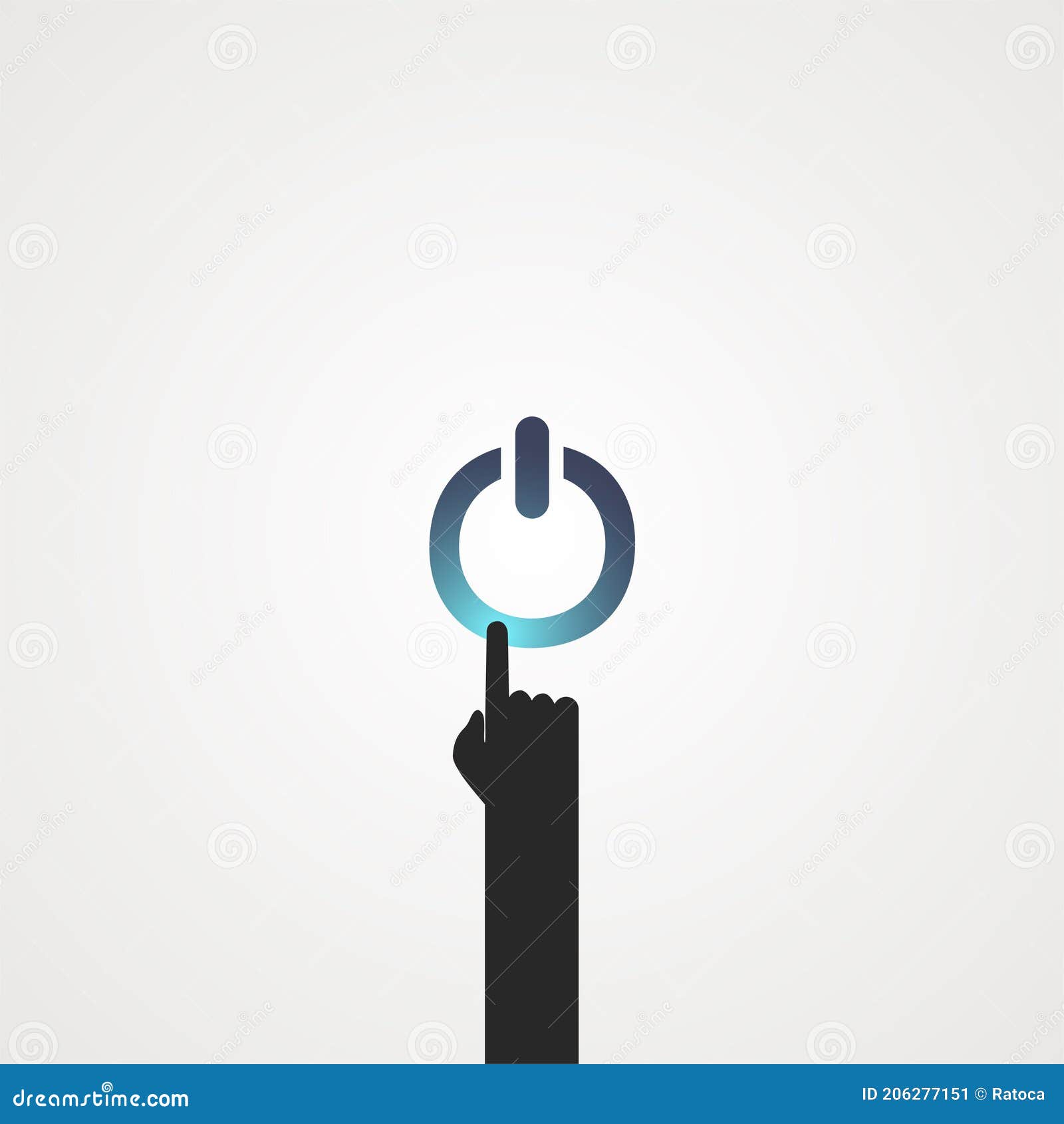 Creative Design of Activation Symbol Stock Vector - Illustration of ...