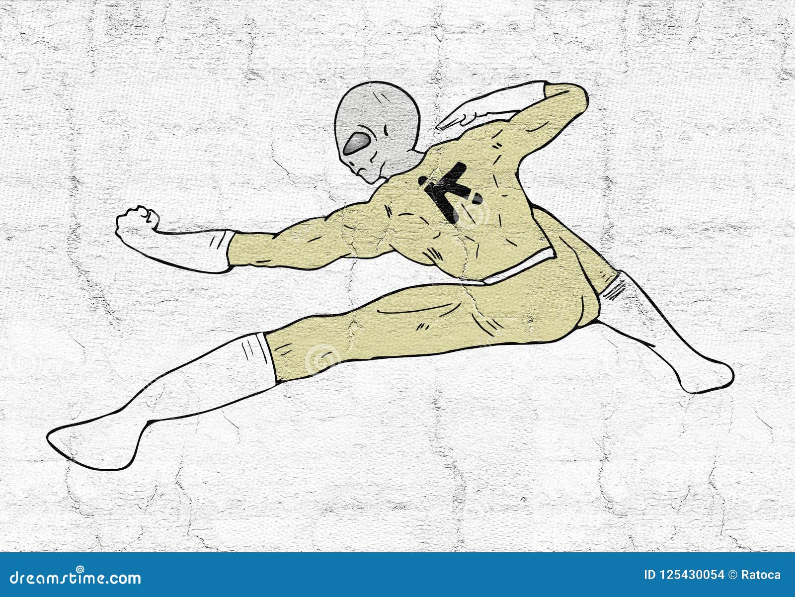 Alien fighter stock illustration. Illustration of mars - 125430054