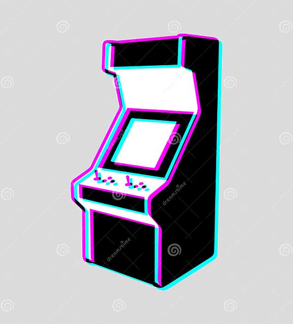 Creative Design of Arcade Machine Stock Vector - Illustration of ...