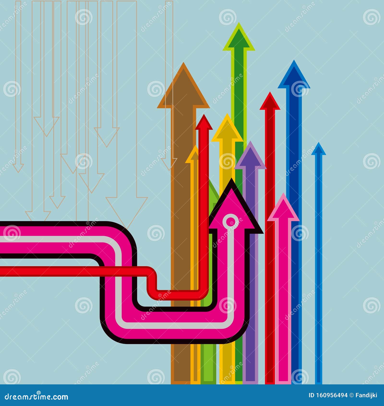 Creative Design of the Arrow. Stock Vector - Illustration of symbol ...