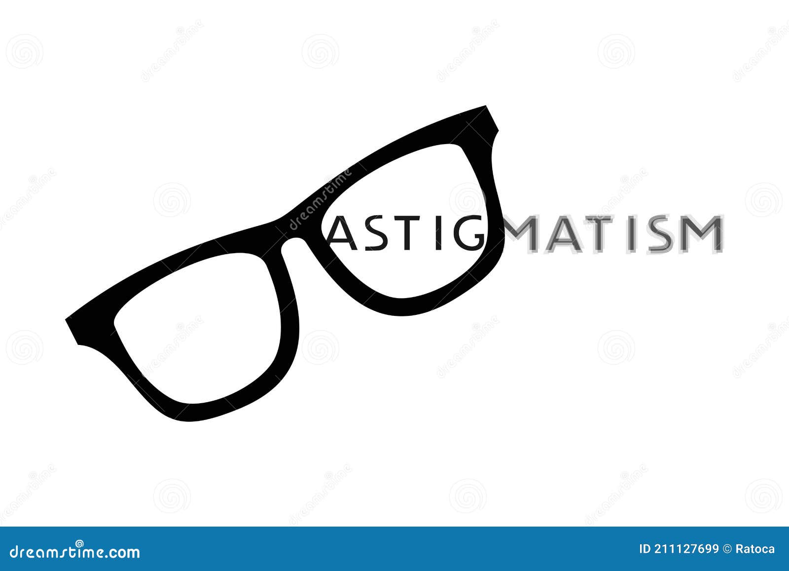 Design of astigmatism icon stock vector. Illustration of ...