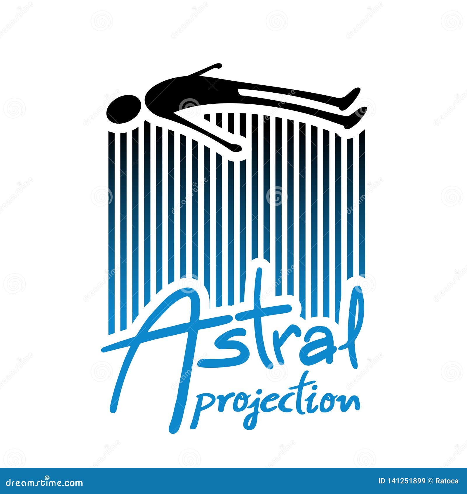 Astral Projection Illustration Stock Vector - Illustration of soft ...