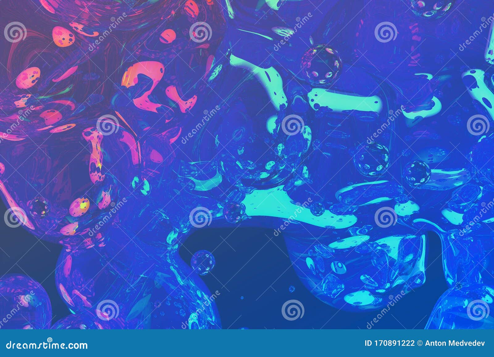 Texture of Glossy Vivid Liquid or Bubbles - Enjoyment Idea Illustration ...