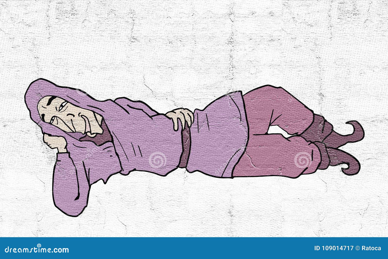 Bard character draw stock illustration. Illustration of dreaming ...