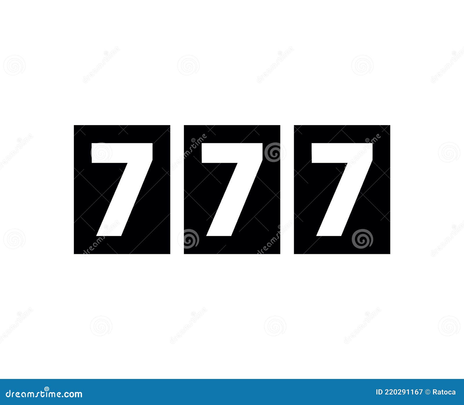 Creative Design of 777 Bet Icon Stock Vector - Illustration of gaming ...