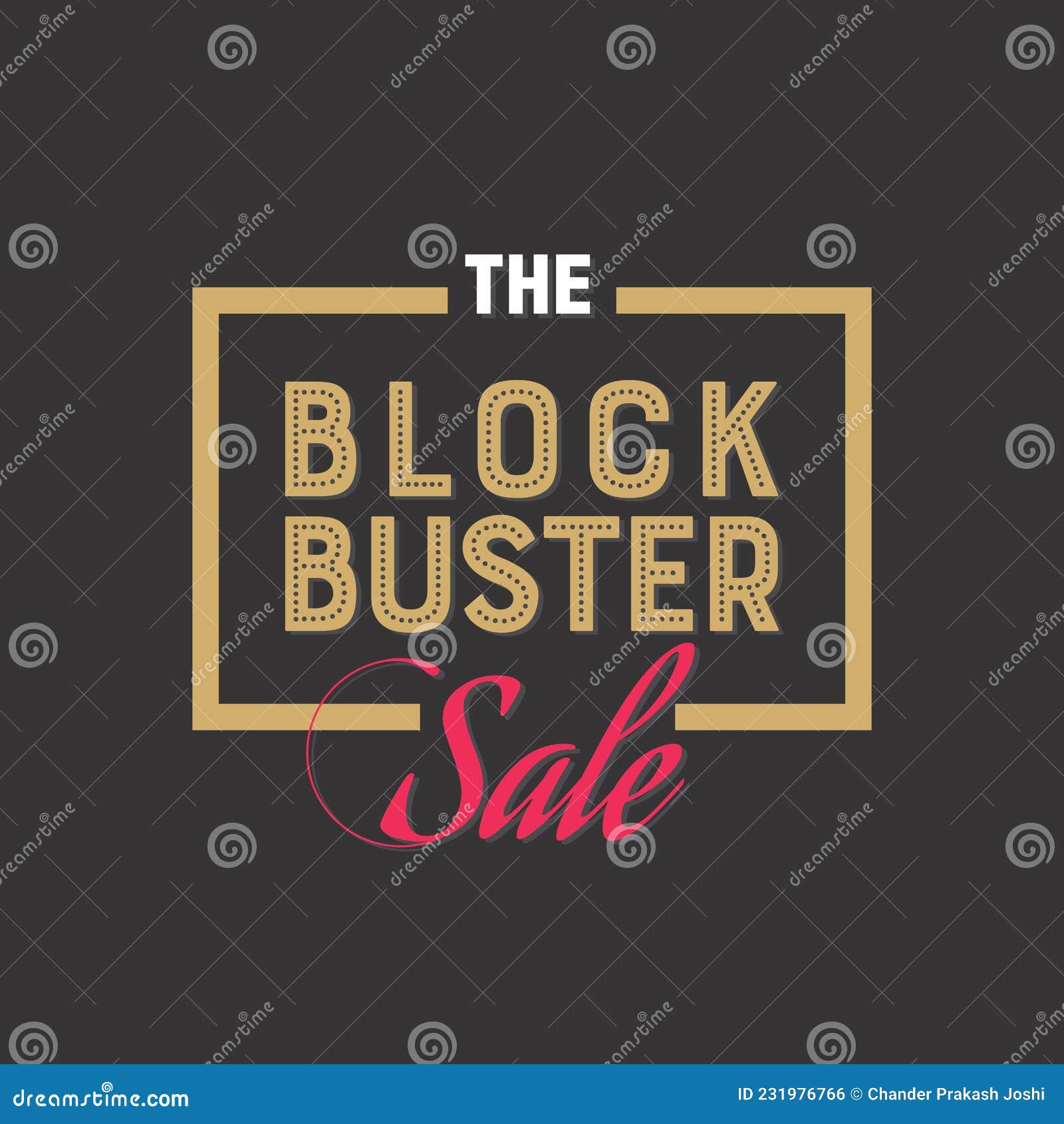 Creative Design of the Blockbuster Sale Template the Blockbuster Sale ...