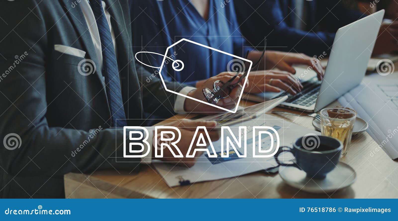 Creative Design Brand Identity Marketing Concept Stock Photo - Image of ...