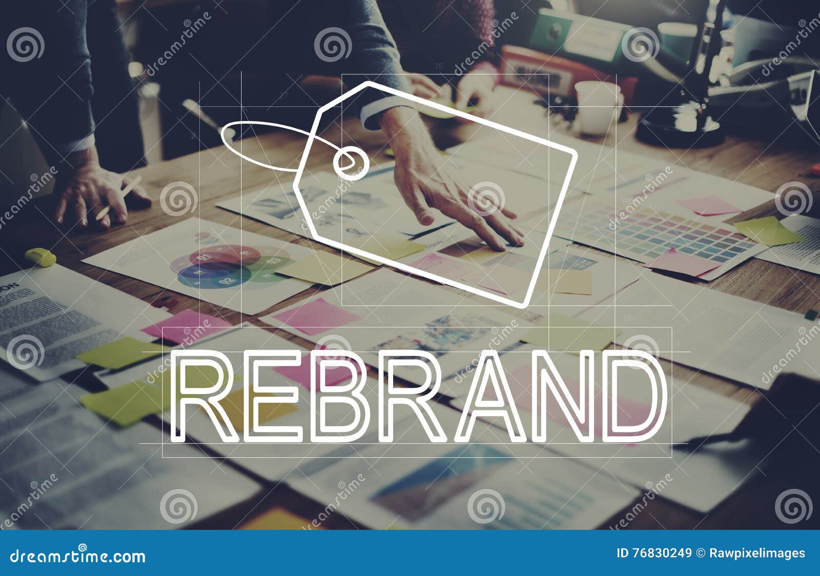 Creative Design Brand Identity Marketing Concept Stock Image - Image of ...