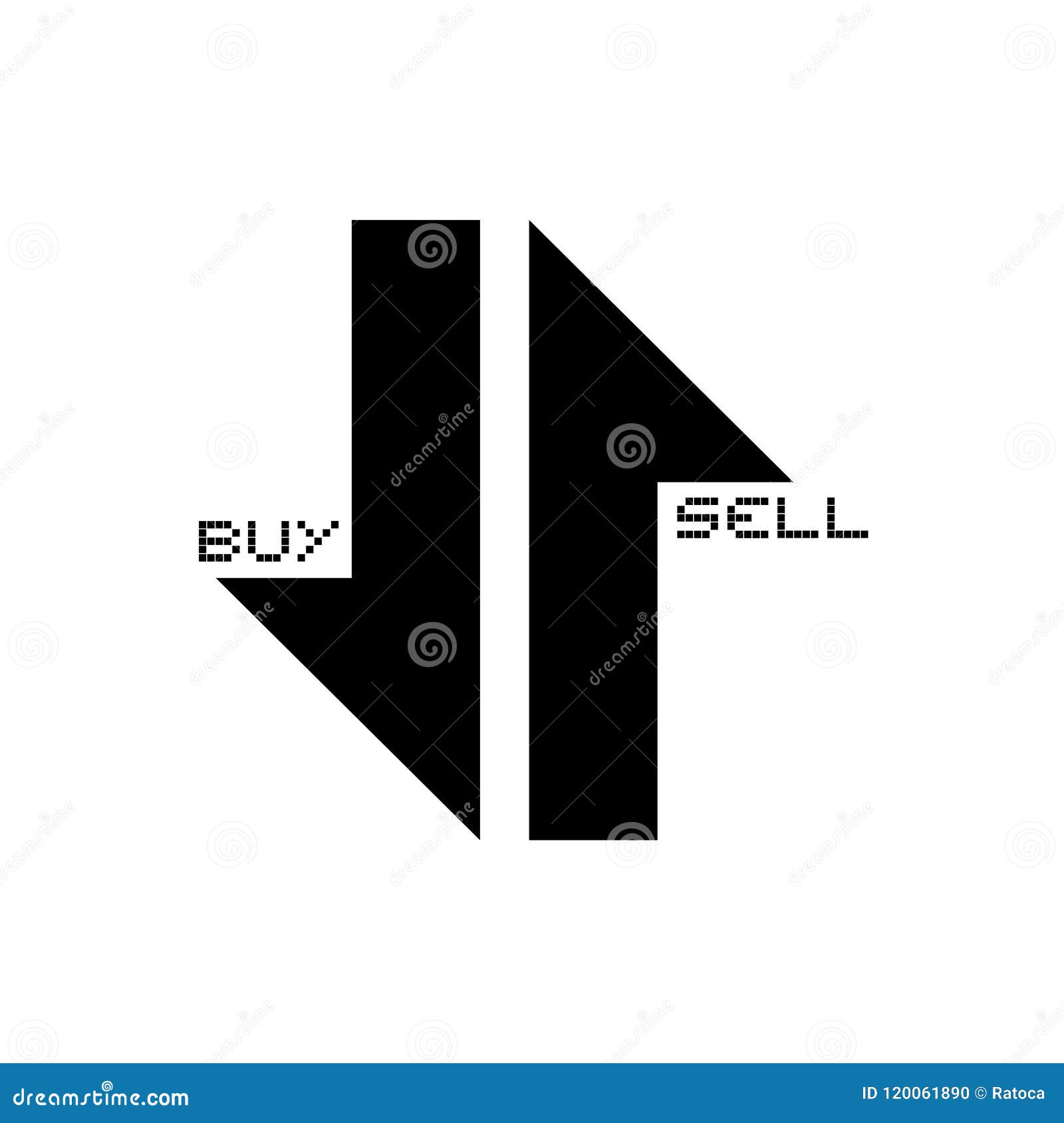 Buy and Sell Arrows Symbols Stock Vector - Illustration of button ... Buy and Sell Arrows Symbols Stock Vector - Illustration of button ...
