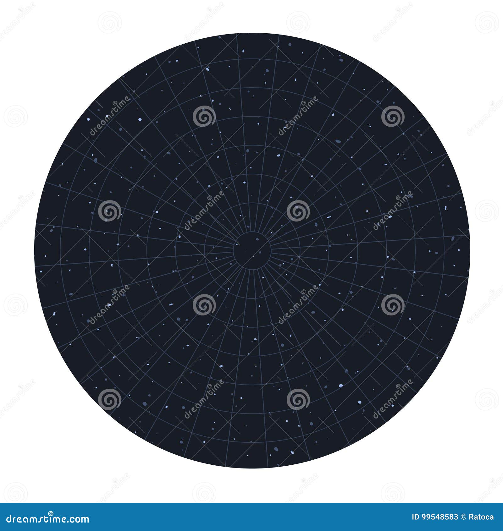 Circle Universe Illustration Stock Vector - Illustration of black ...