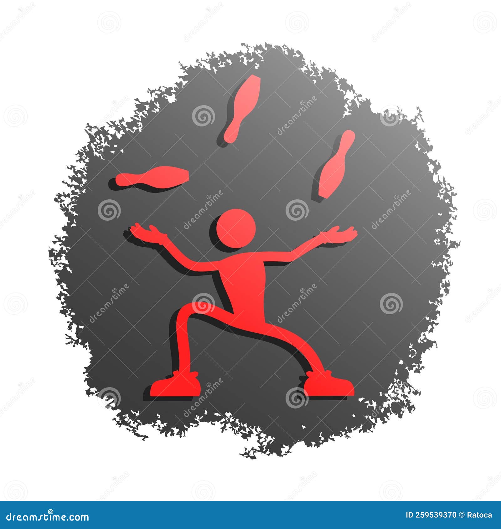 Circus symbool stock vector. Illustration of creative - 259539370