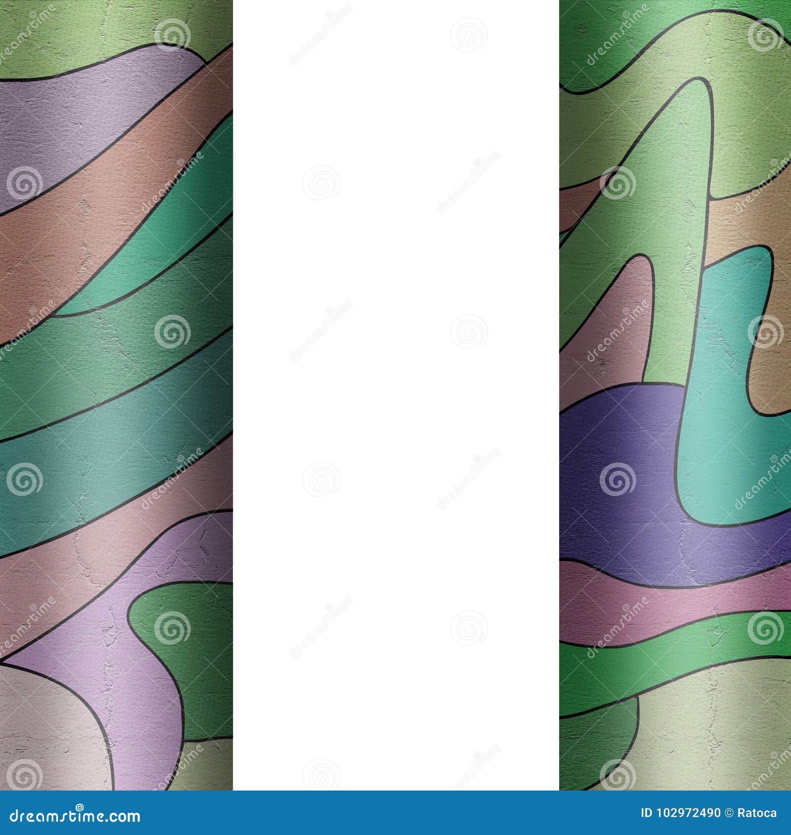 Color art frame stock illustration. Illustration of glowing - 102972490