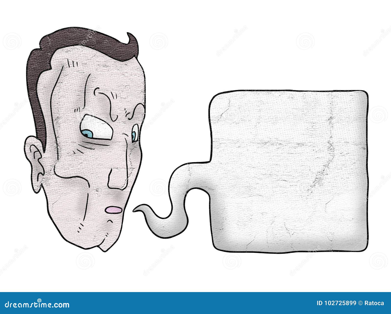 Comic face talking stock illustration. Illustration of book - 102725899