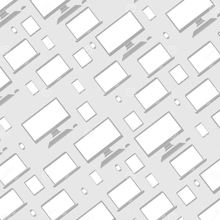 Computer elements design stock illustration. Illustration of office ...