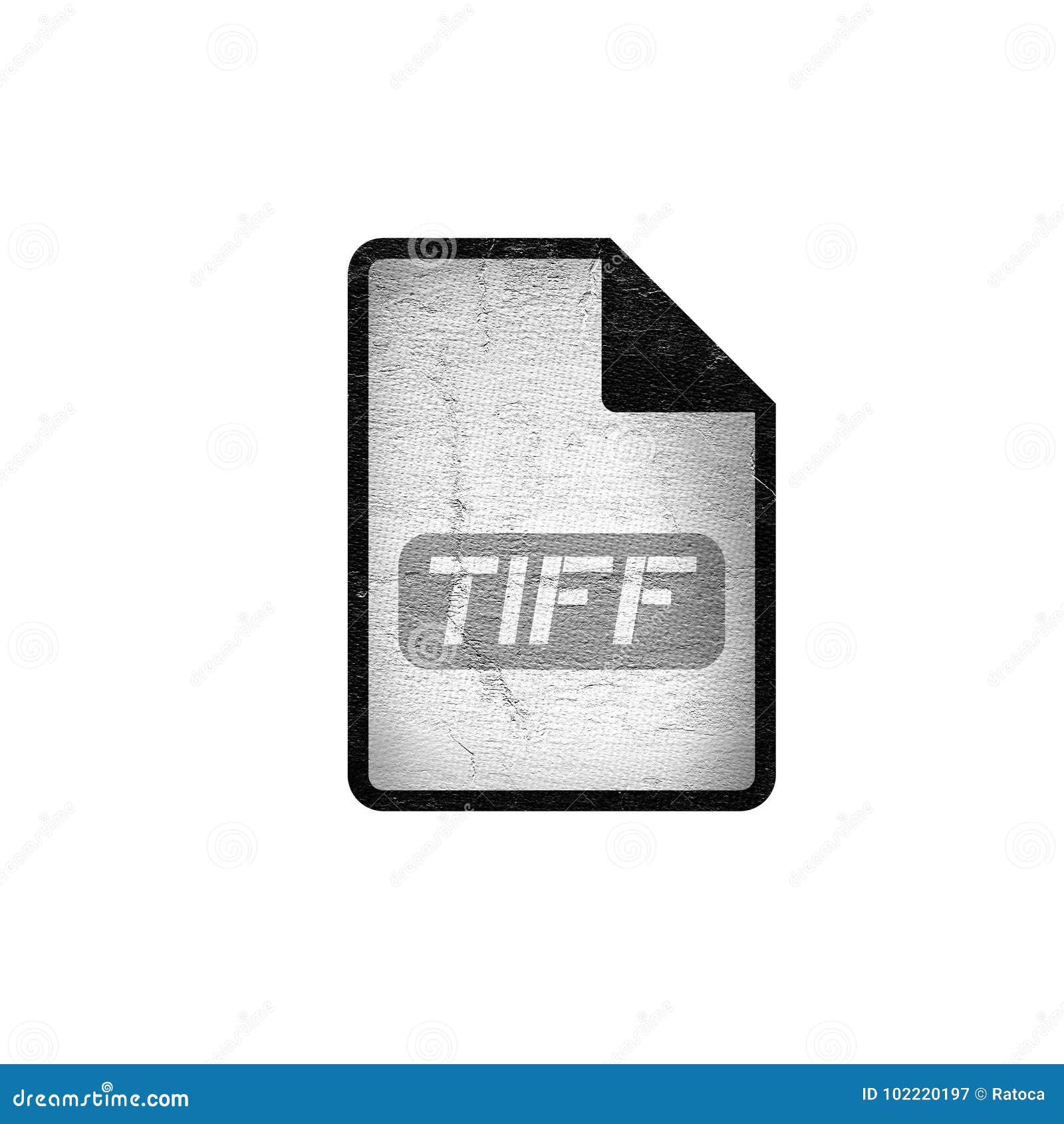 Computer tiff file icon stock illustration. Illustration of flat ...