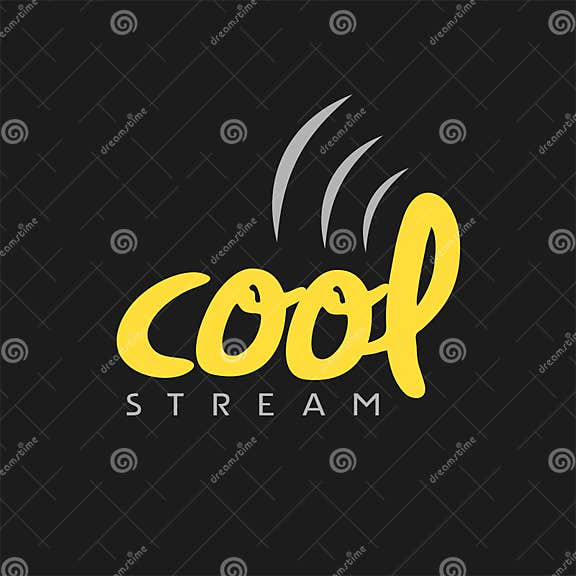 Creative Design of Cool Stream Symbol Stock Vector - Illustration of ...