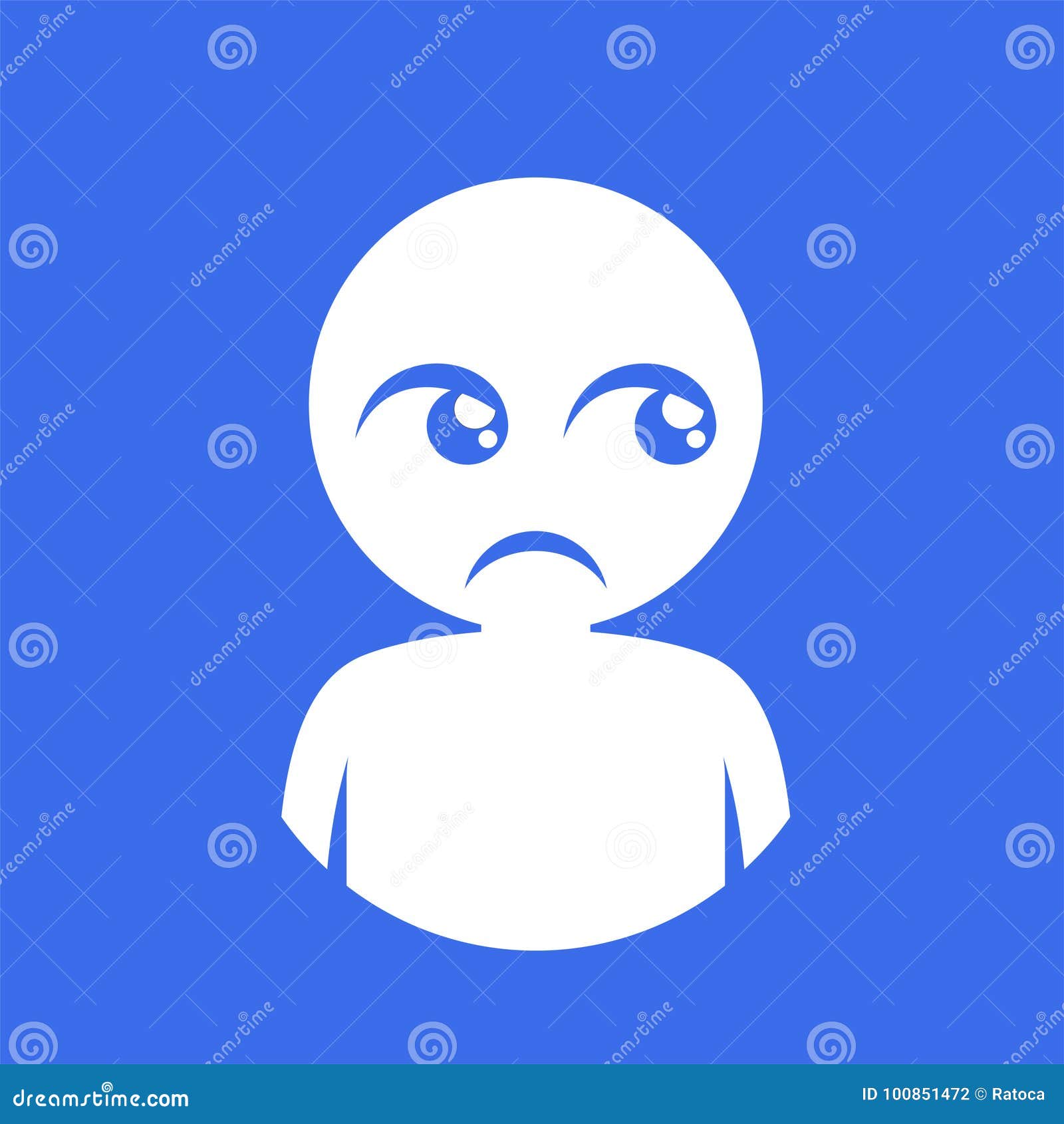 Curious expression stock vector. Illustration of emotion - 100851472