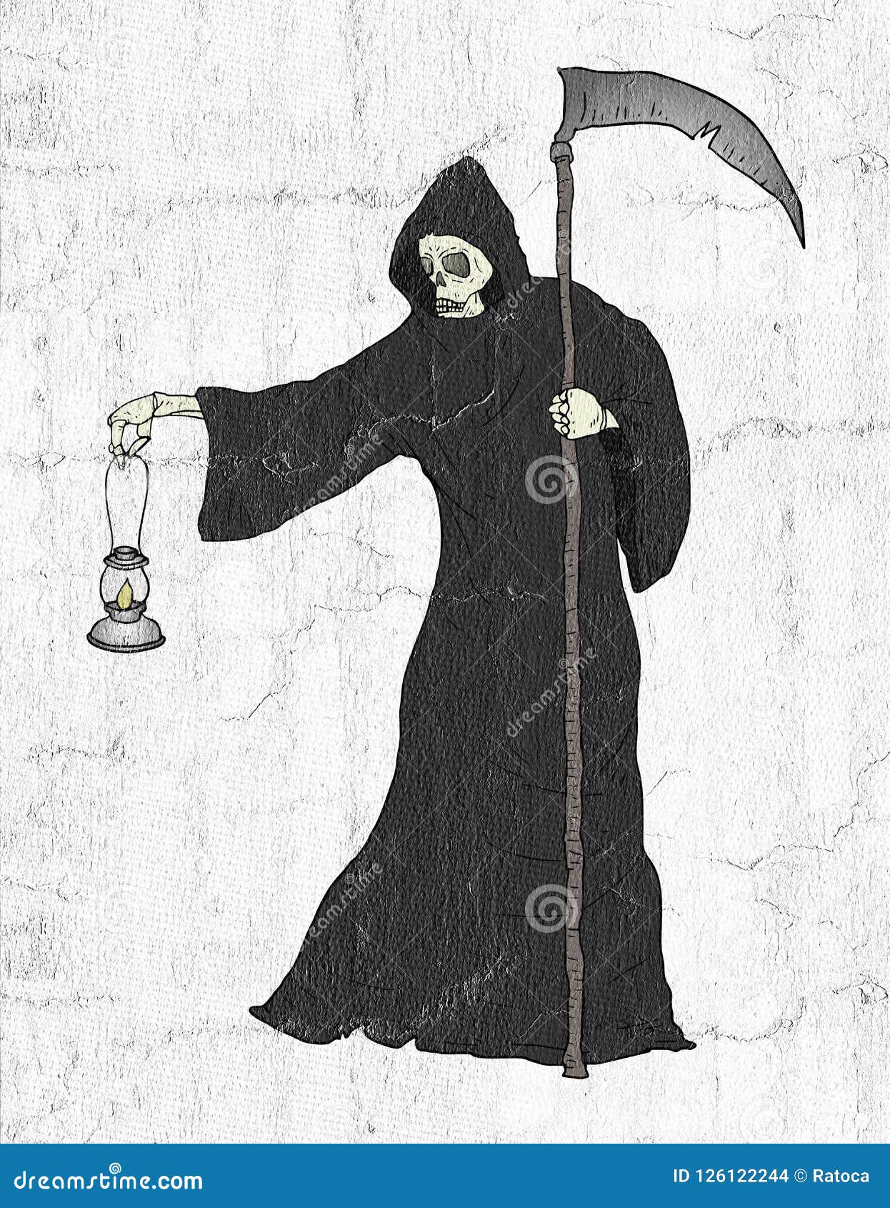 Dead Halloween character stock illustration. Illustration of skeleton ...