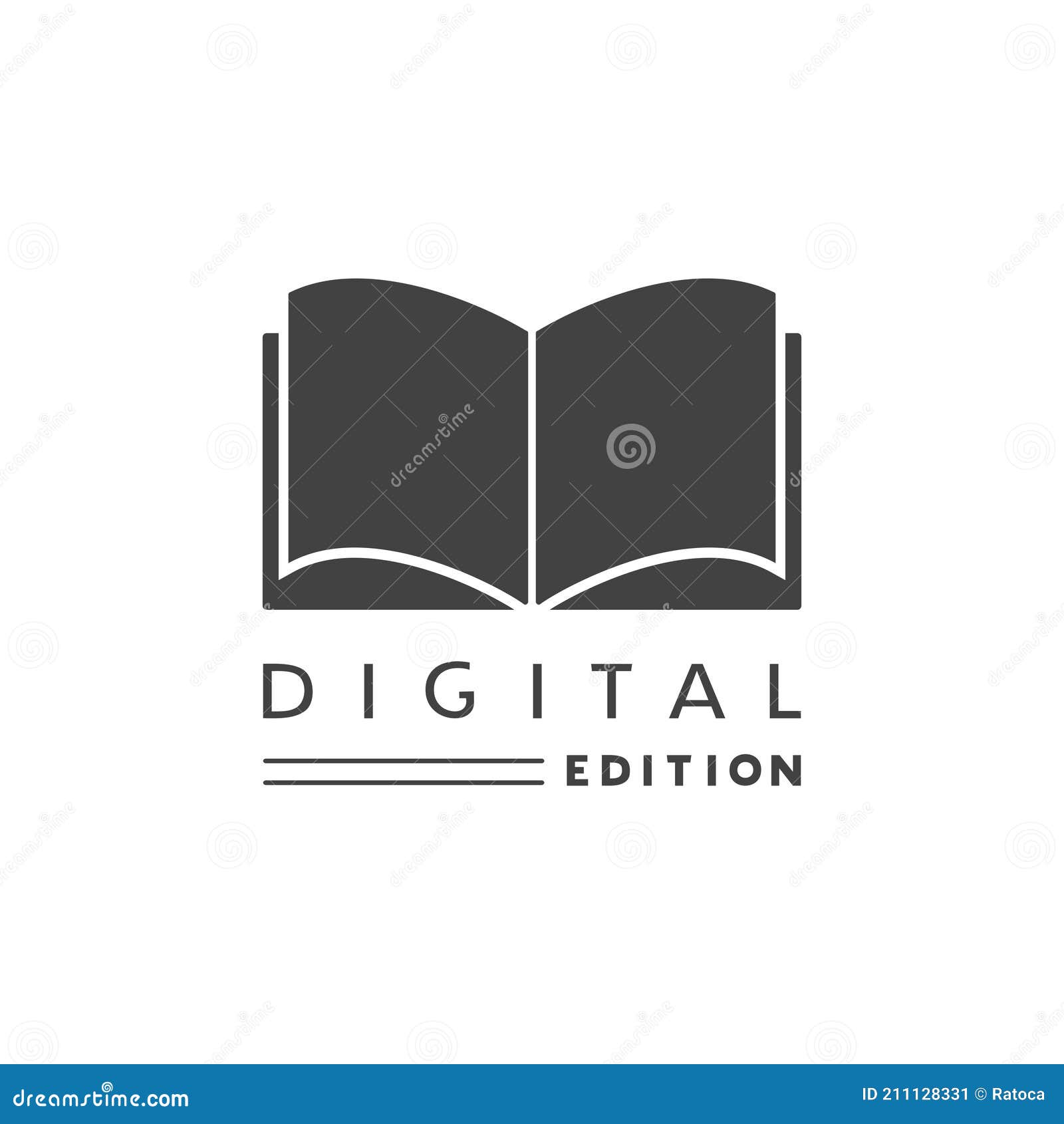 Design of Digital Book Icon Stock Vector - Illustration of design ...