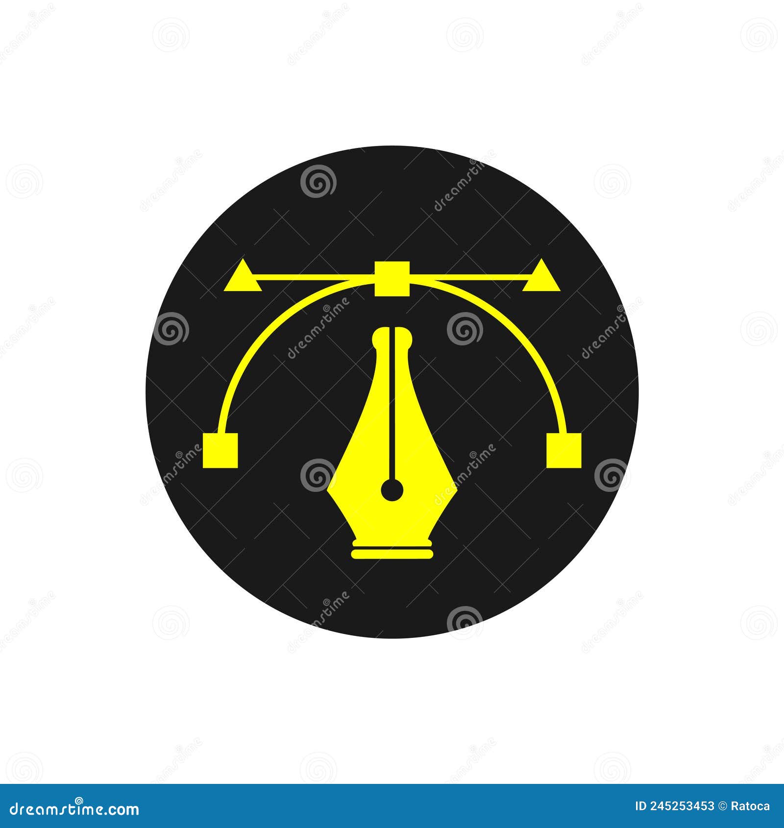 Creative Design of Digital Drawing Tools Symbol Stock Vector ...