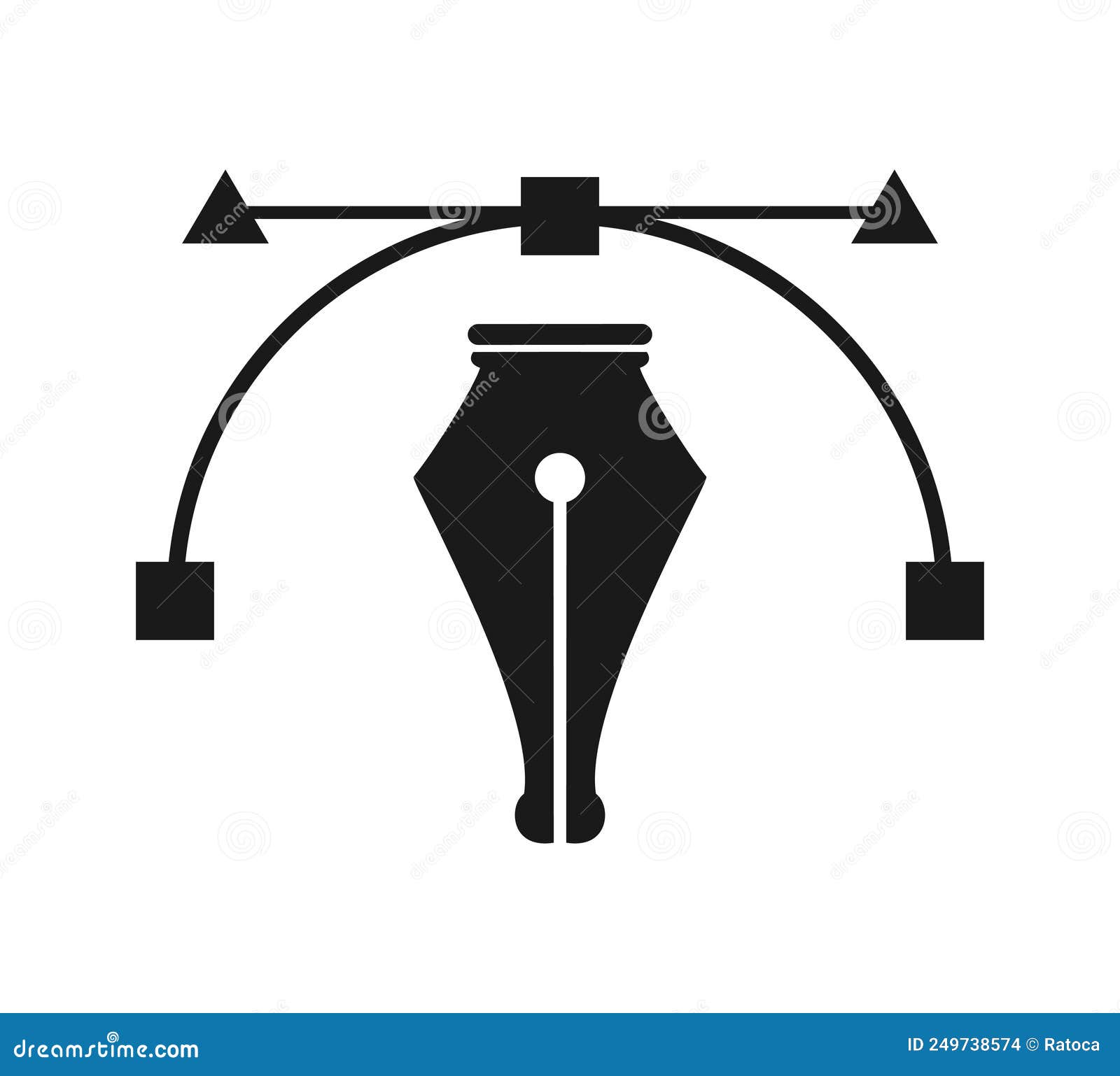 Creative Design of Digital Drawing Tools Symbol Stock Vector ...