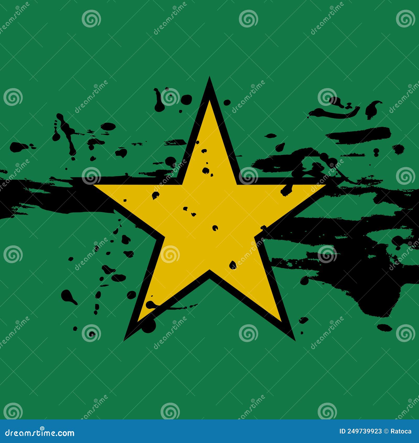 Dirt star stock vector. Illustration of composition - 249739923