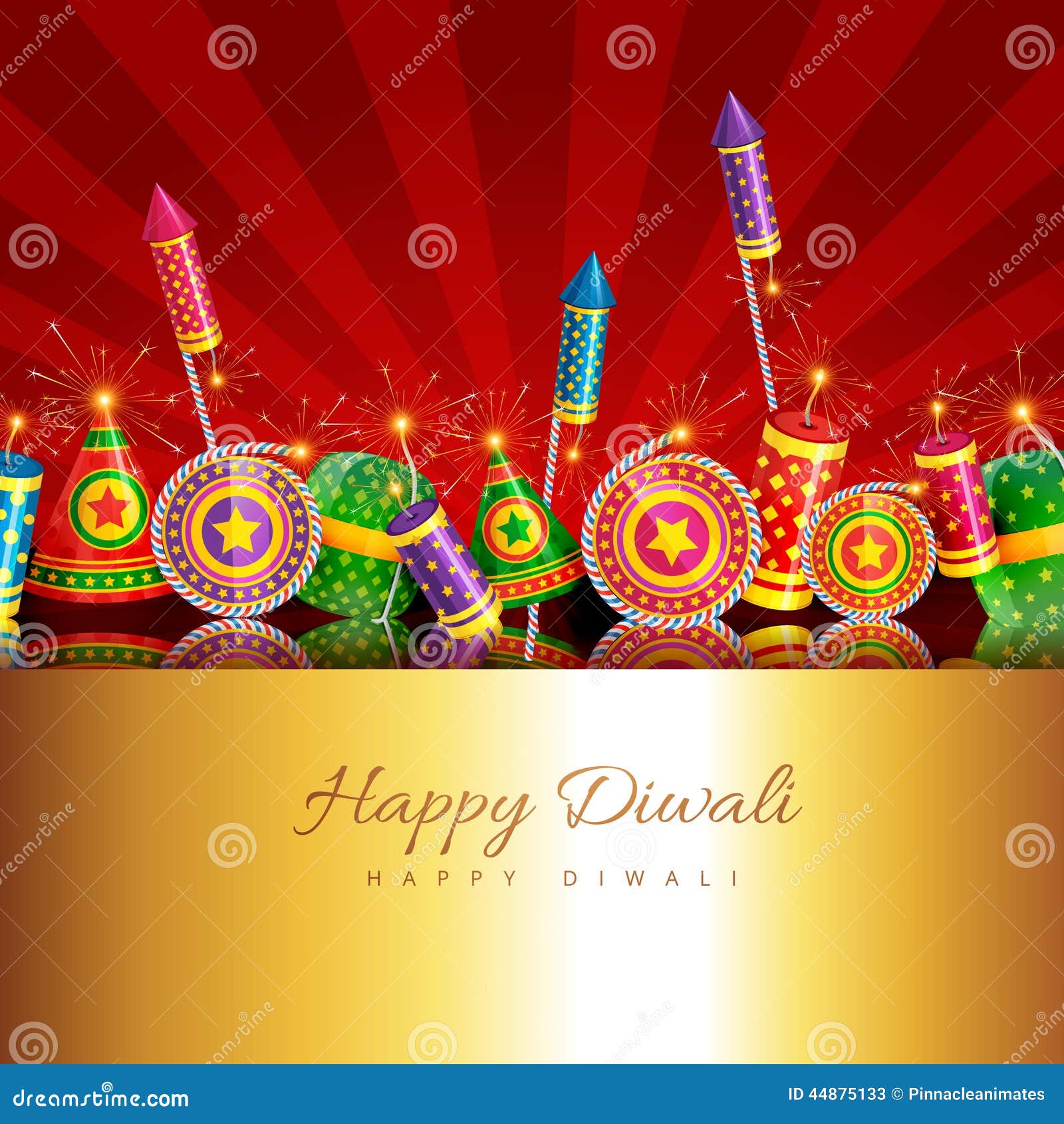 Creative design of diwal stock vector. Illustration of indian - 44875133