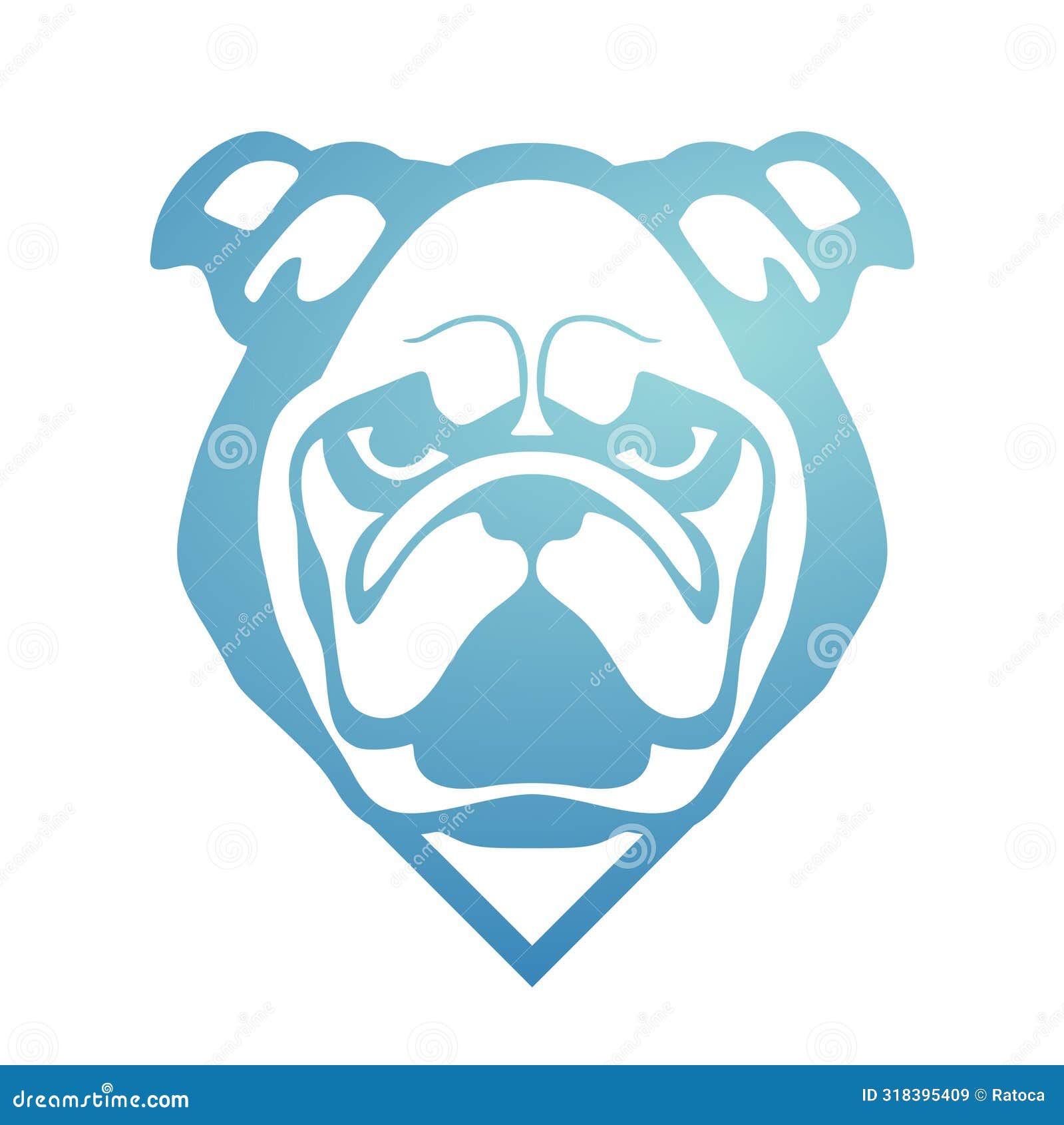 Dog face design stock vector. Illustration of graphic - 318395409