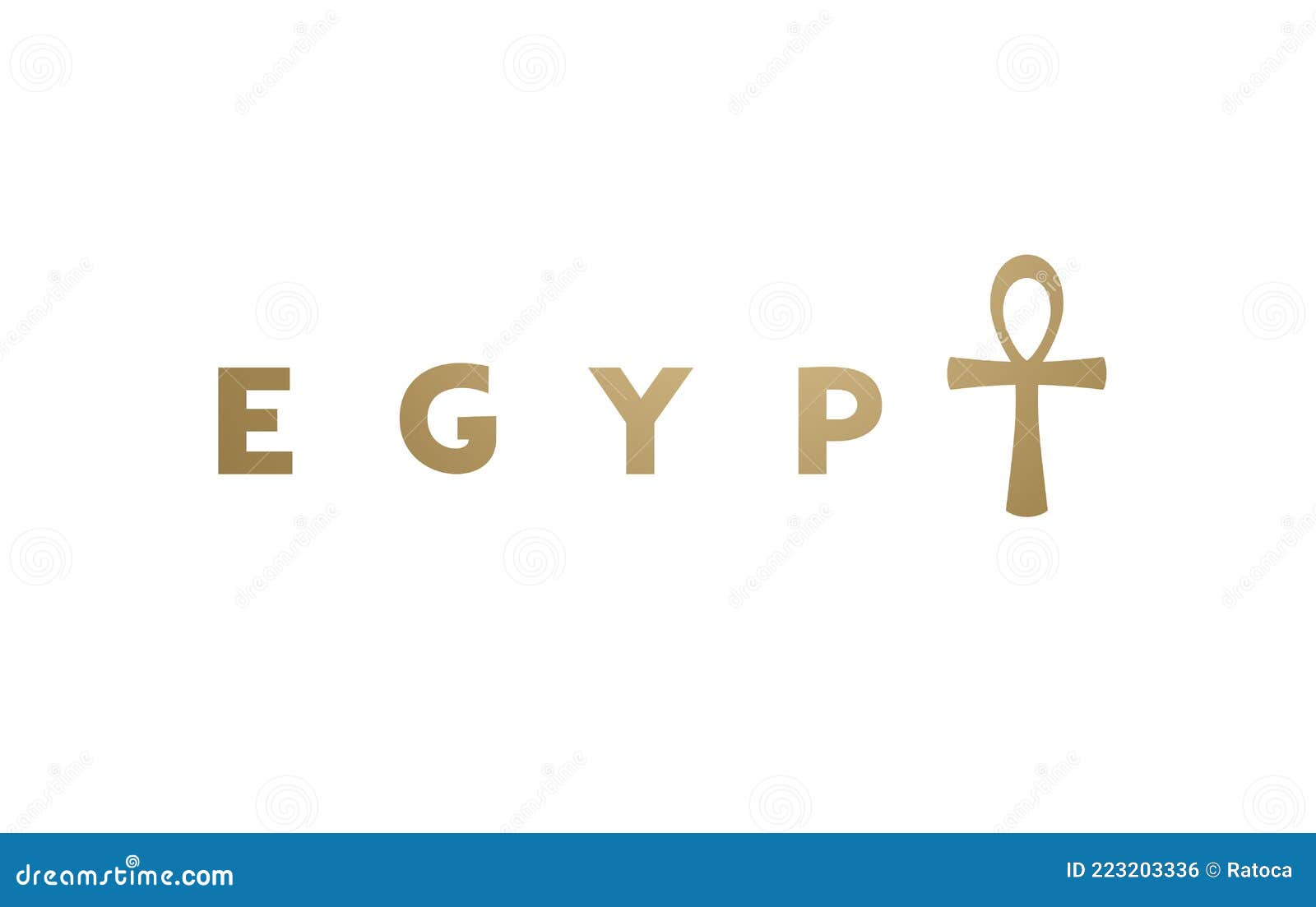 Creative Design of Egypt Symbol Stock Vector - Illustration of historic ...
