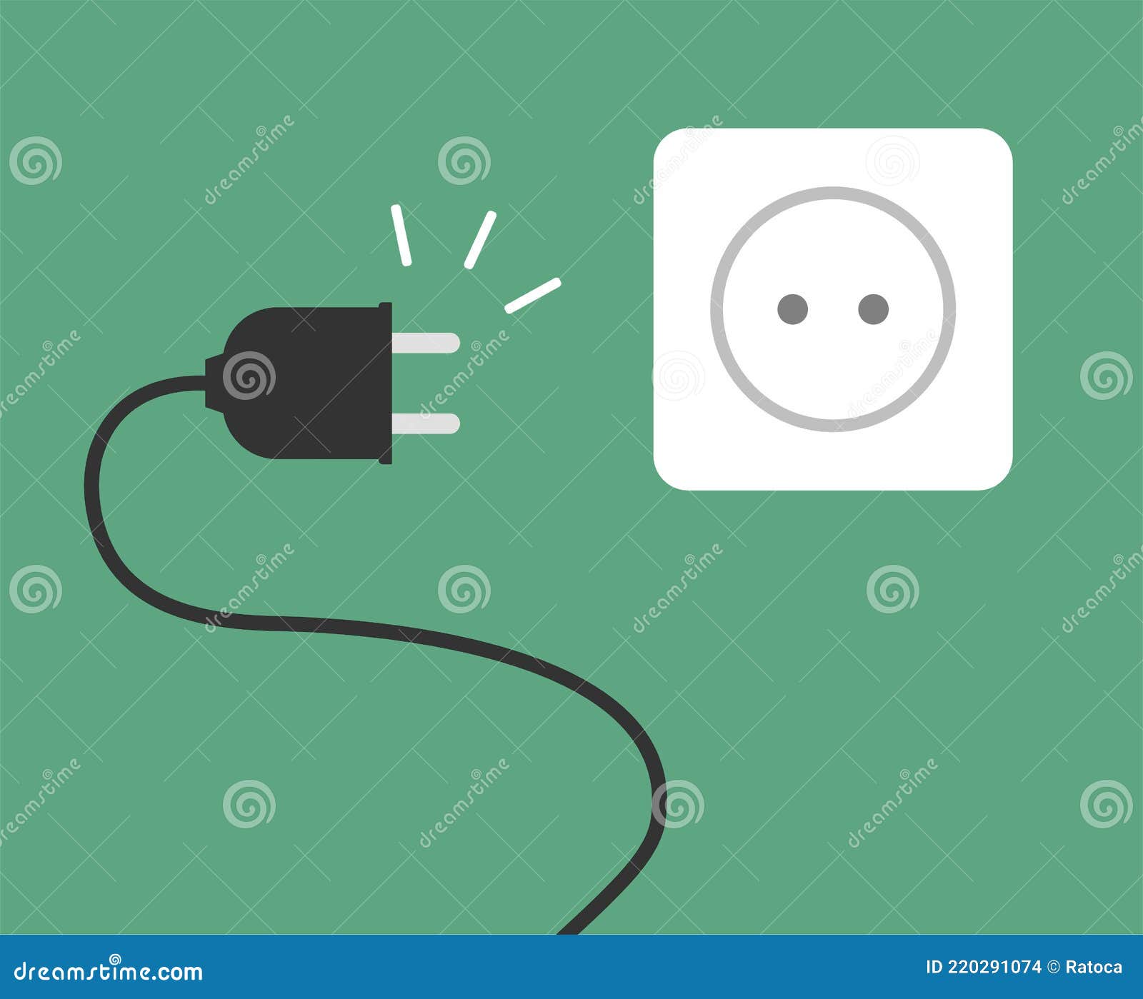 Plug Draw Stock Illustrations – 530 Plug Draw Stock Illustrations ...