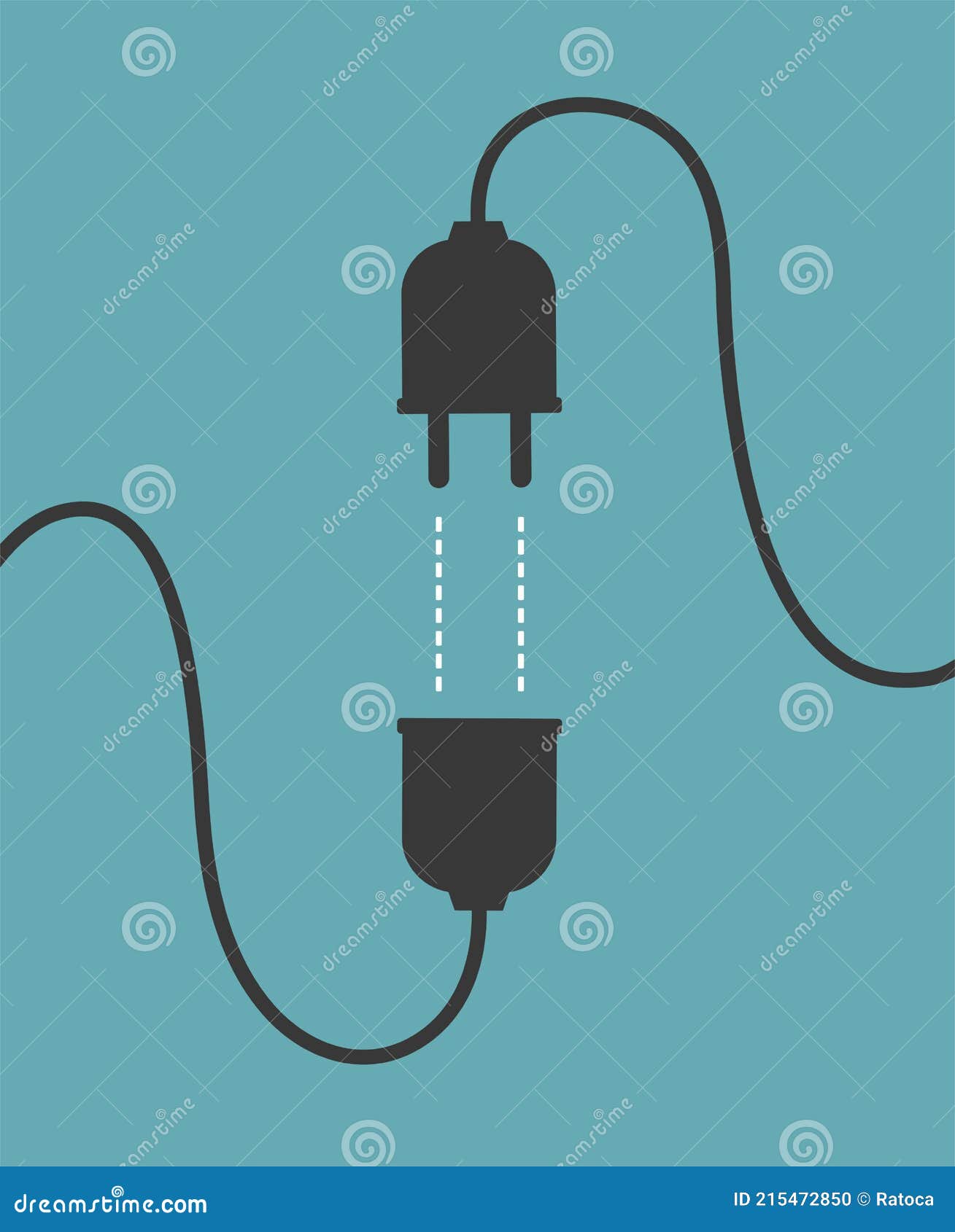 Creative Design of Electric Plugs Illustration Stock Vector ...