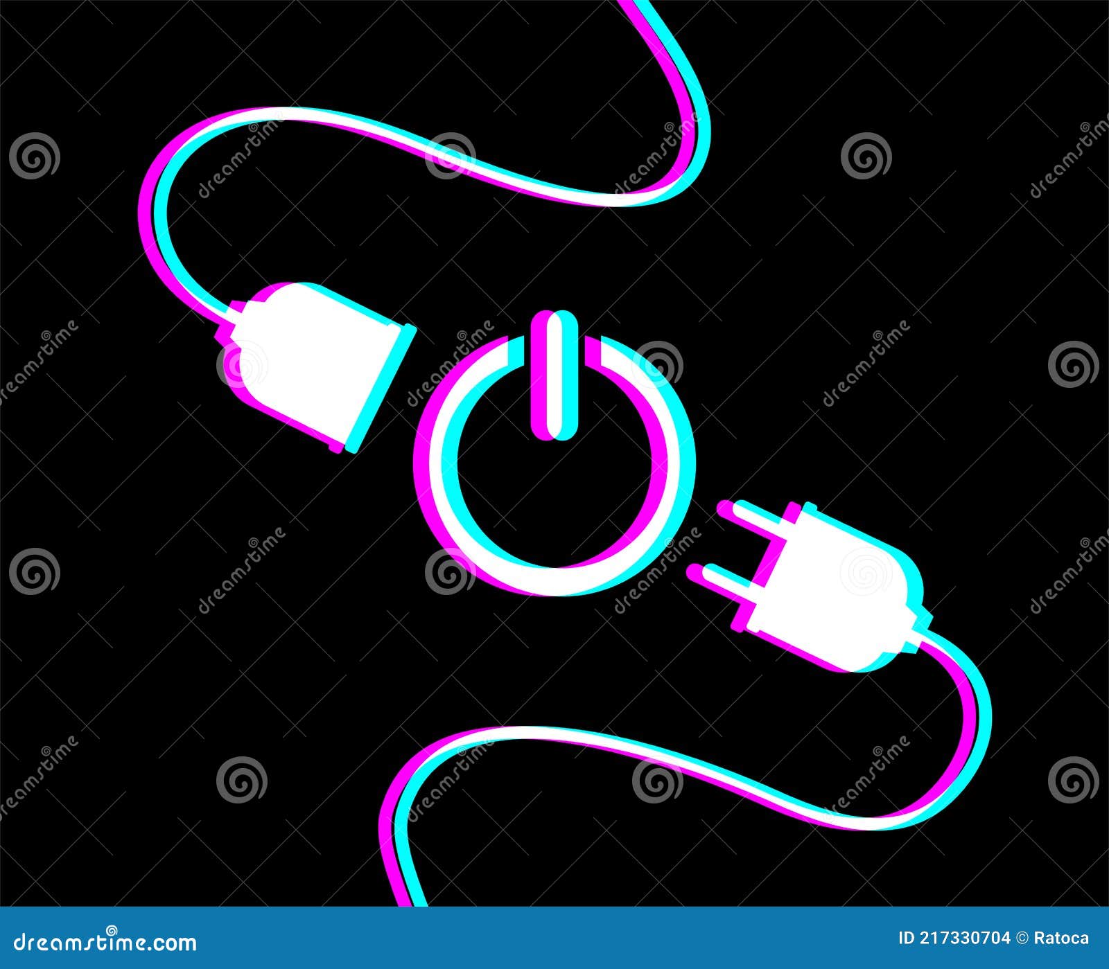 Creative Design of Electric Plugs Stock Vector - Illustration of design ...