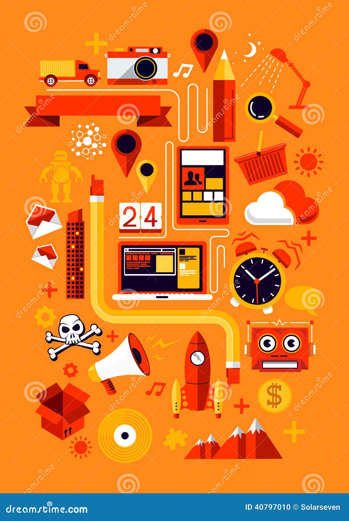 Creative Design Elements stock vector. Illustration of design - 40797010
