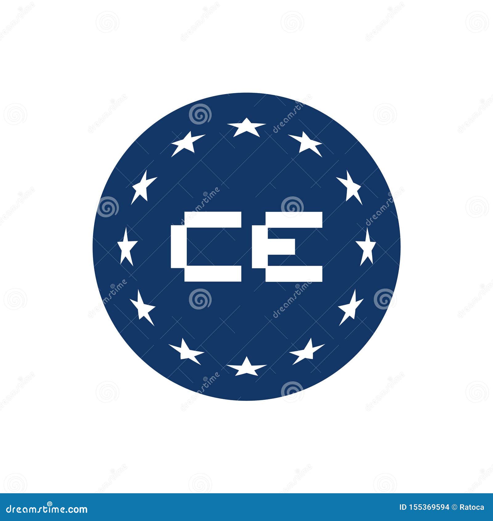 Creative Design of Europe Icon Stock Vector - Illustration of union ...