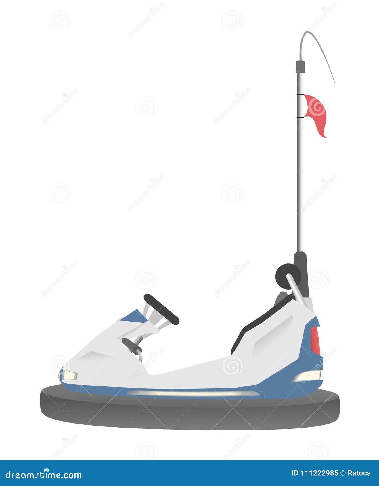 Fair car illustration stock vector. Illustration of isolated - 111222985