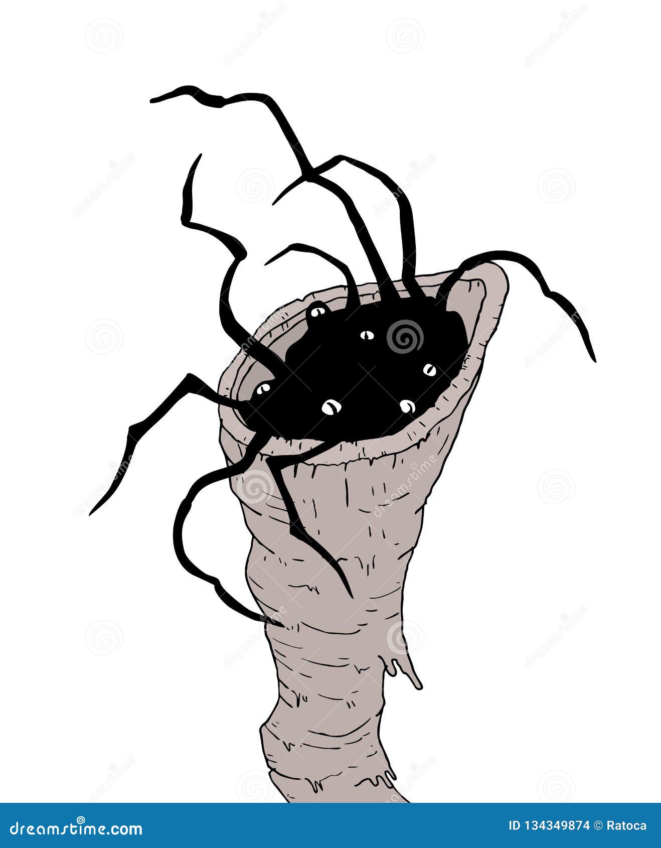 Black Sea Creature Icons Vector Illustration | CartoonDealer.com #43922356