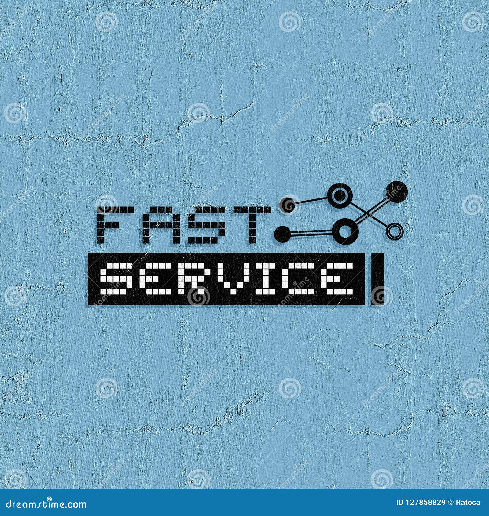 Fast service icon stock illustration. Illustration of creative - 127858829