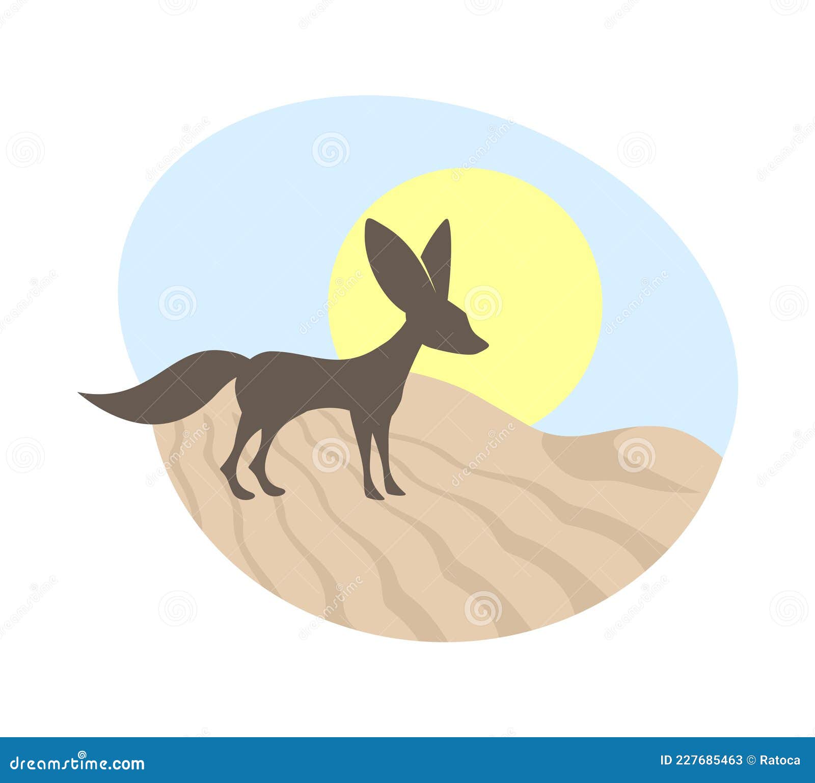 Fennec Linear Icon. Modern Outline Fennec Logo Concept On White Cartoon ...