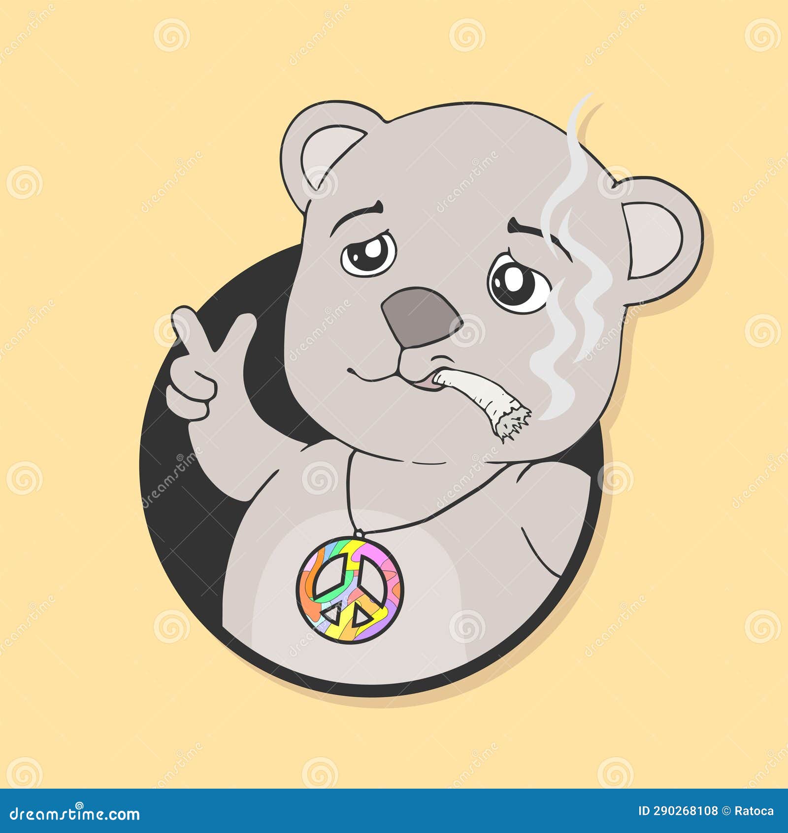 Bear Smoking Cigar Stock Illustrations – 3 Bear Smoking Cigar Stock ...