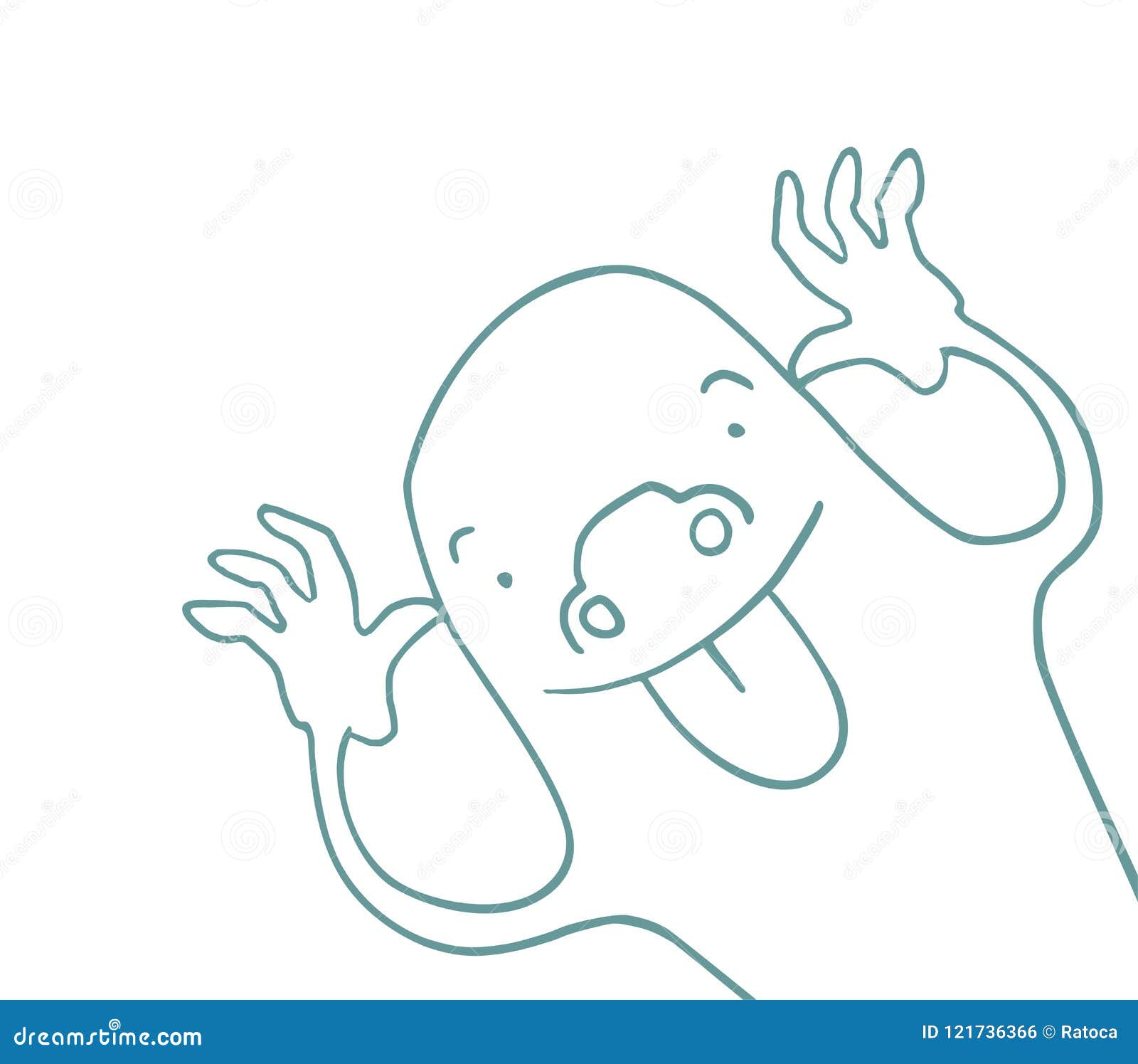 Funny mocking face stock vector. Illustration of joking - 121736366