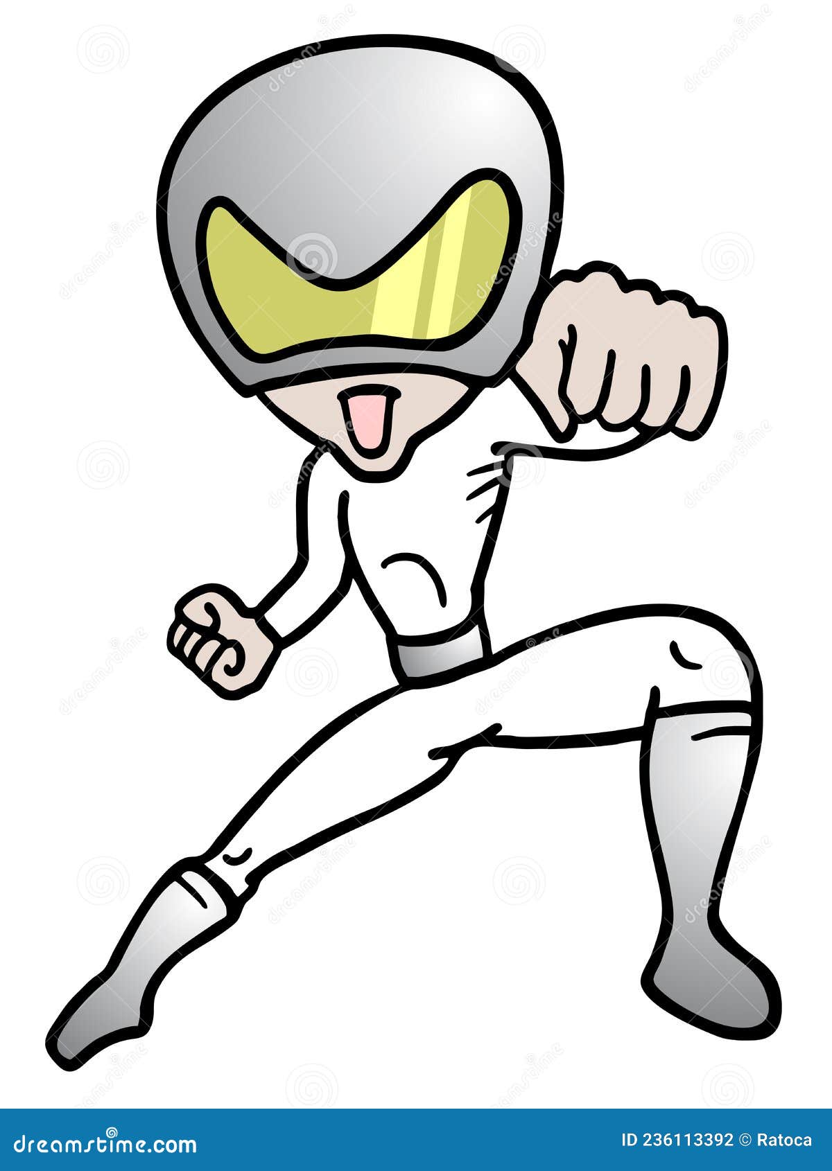 Future police draw stock vector. Illustration of cartoon - 236113392